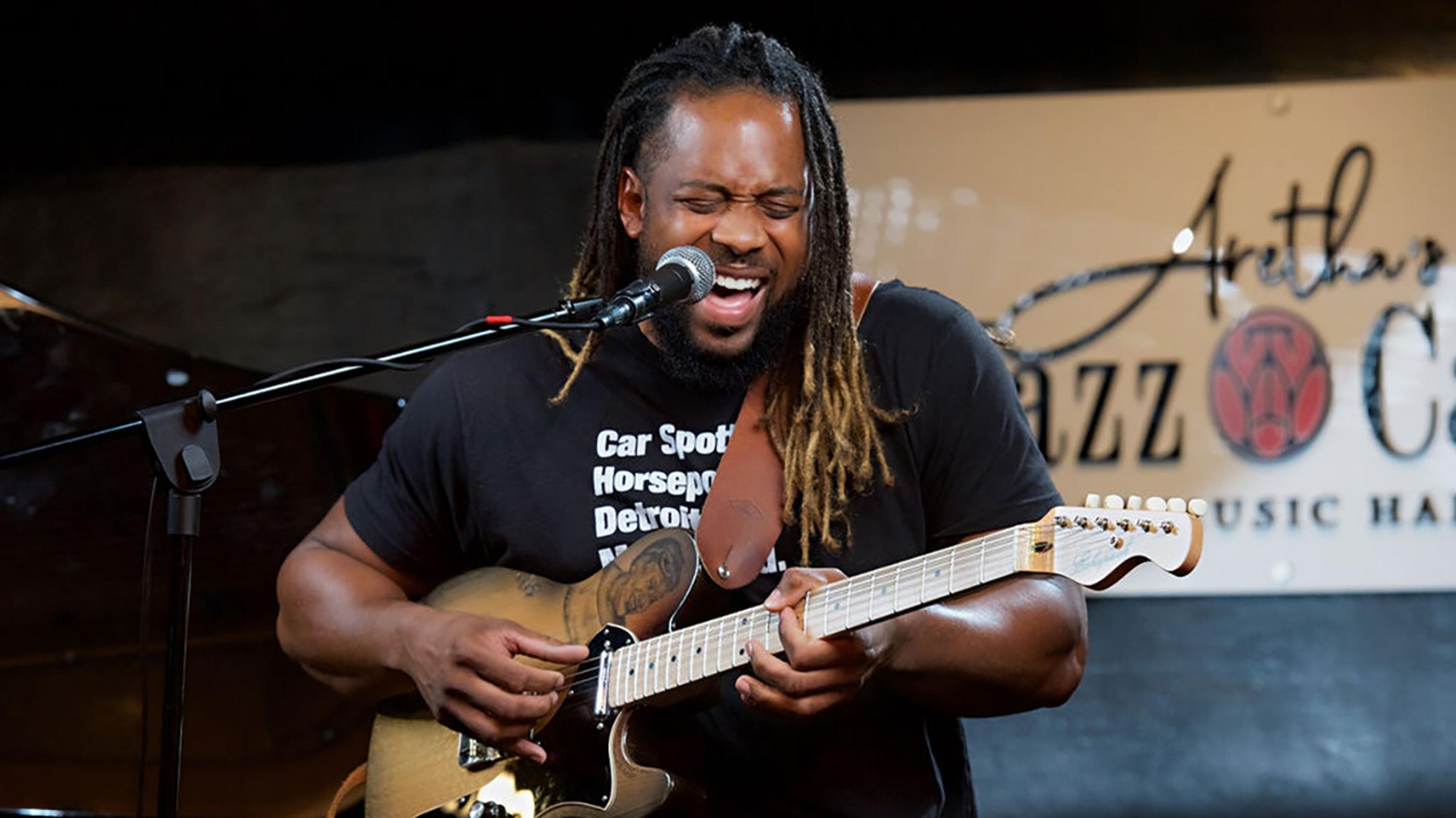WATCH: Detroit Musicians Play One-of-a-Kind Echopark Guitar | WDET