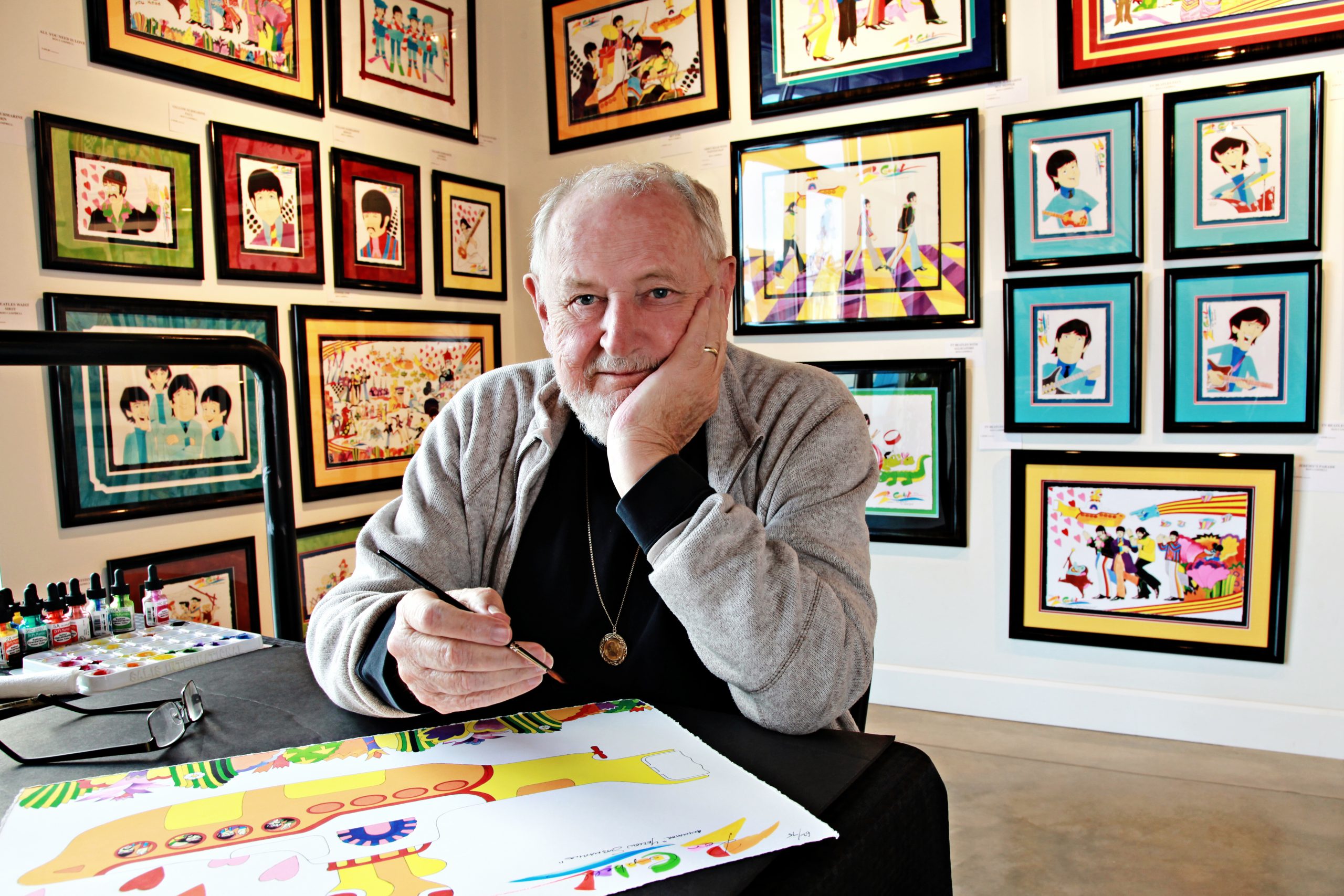 ‘Beatles Yellow Submarine’ Animator Ron Campbell to Exhibit at Danielle ...