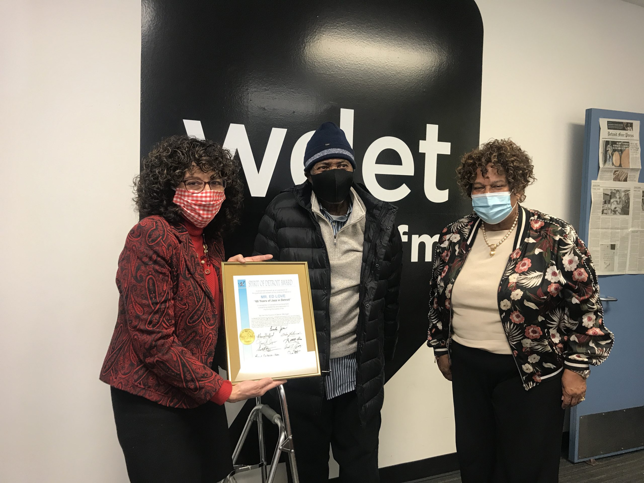 Ed Love Honored With "Spirit of Detroit" Award - WDET 101.9 FM