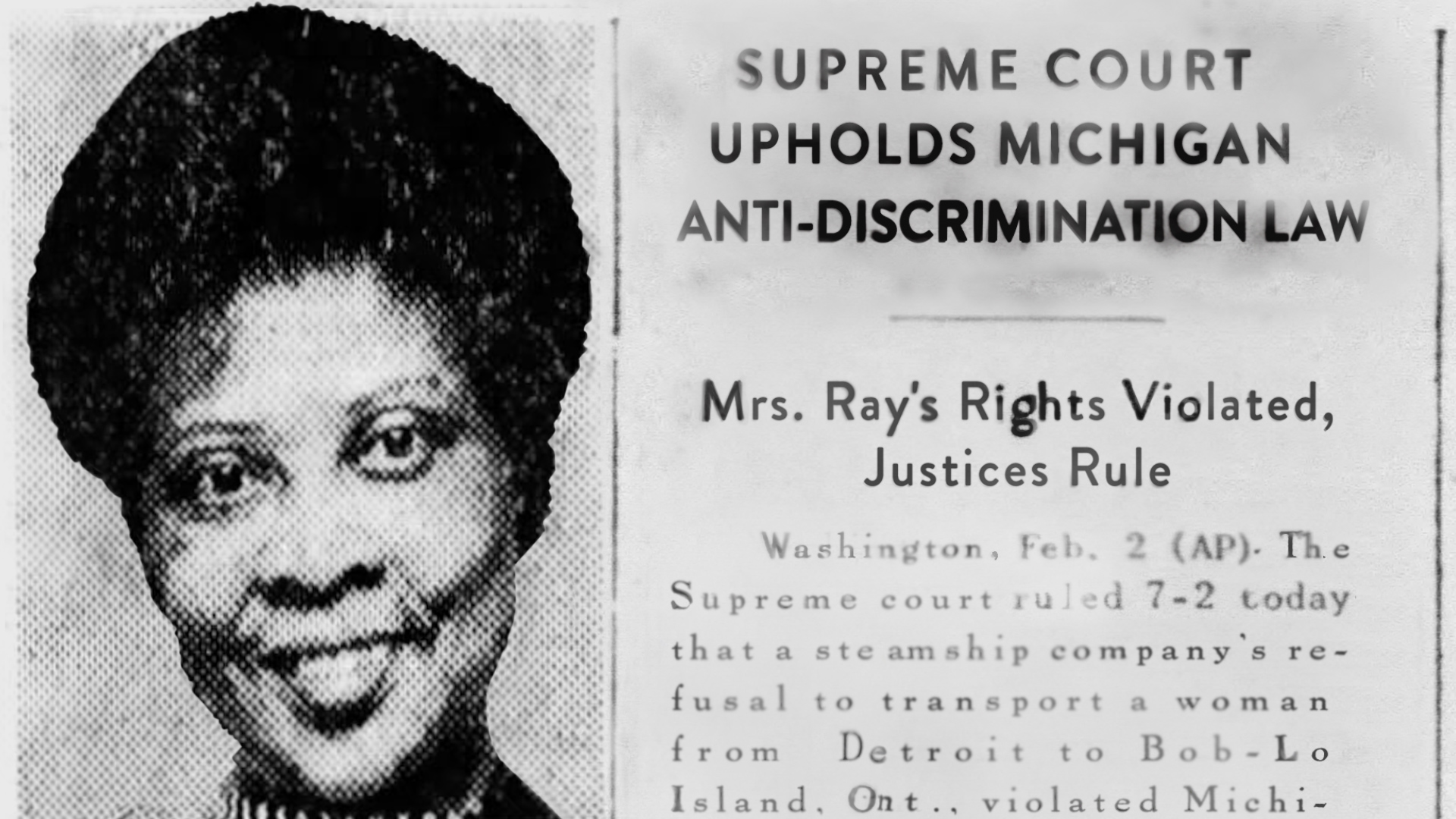 The life of Sarah E. Ray will be celebrated at the Freedom Arts ...