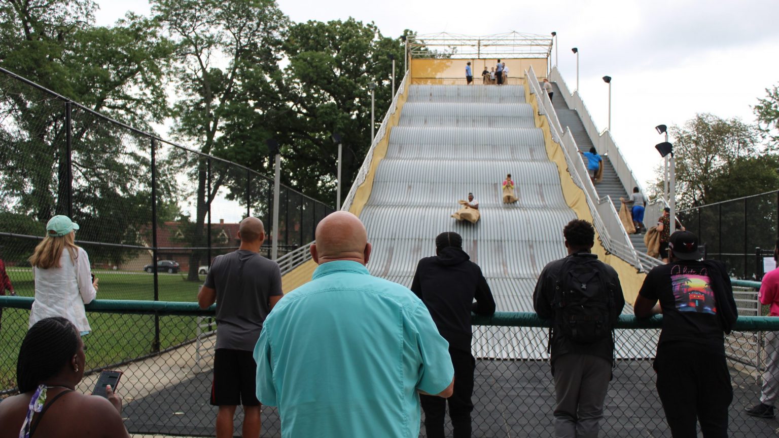 The Belle Isle giant slide is back after a bumpy start - WDET 101.9 FM