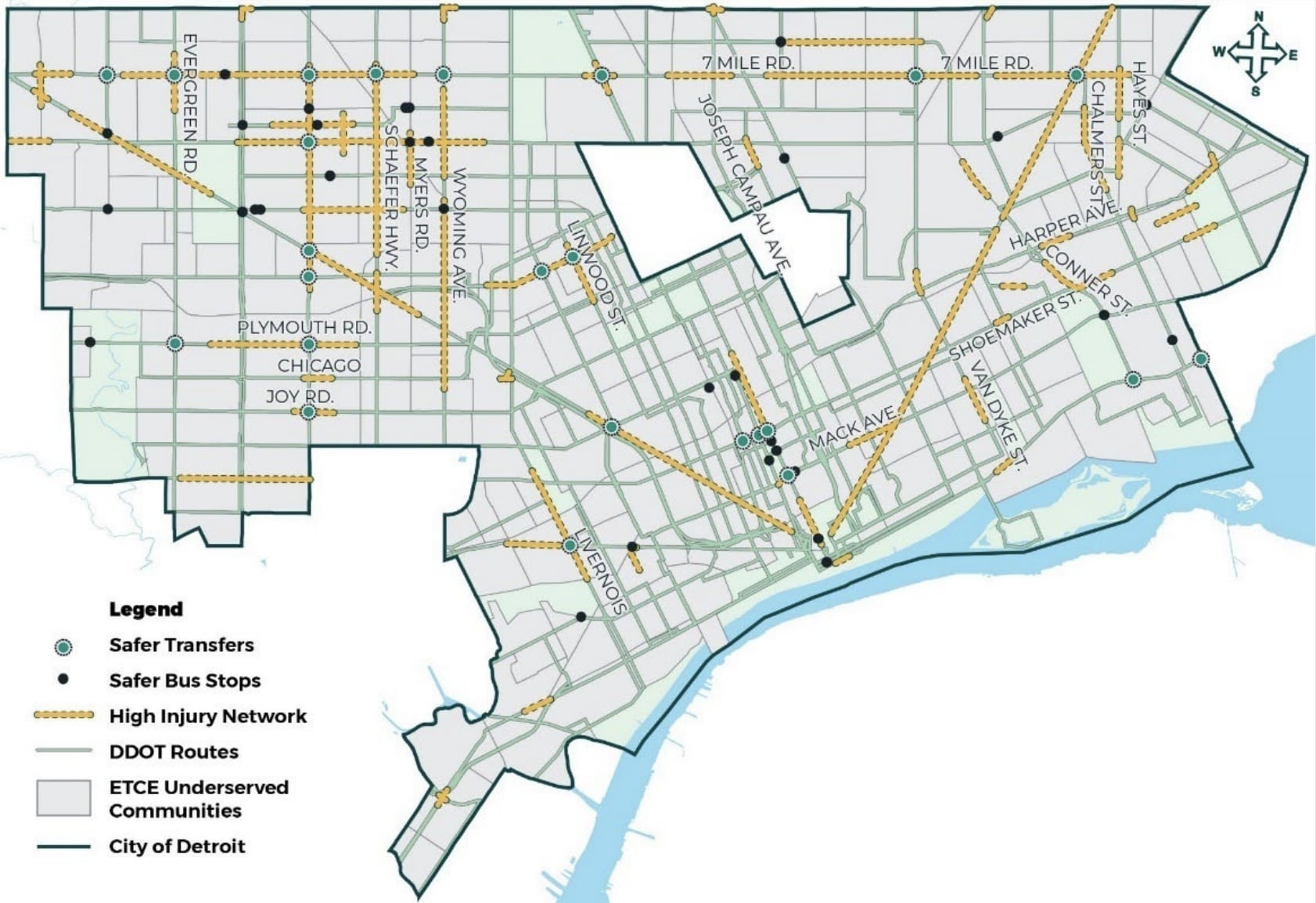 Detroit awarded $25M grant to improve bus safety, accessibility - WDET ...