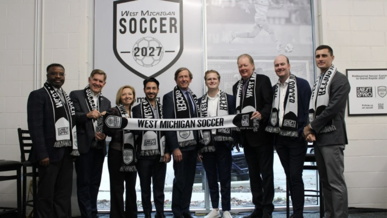 Professional men's soccer team in Grand Rapids to debut in 2027 - WDET ...