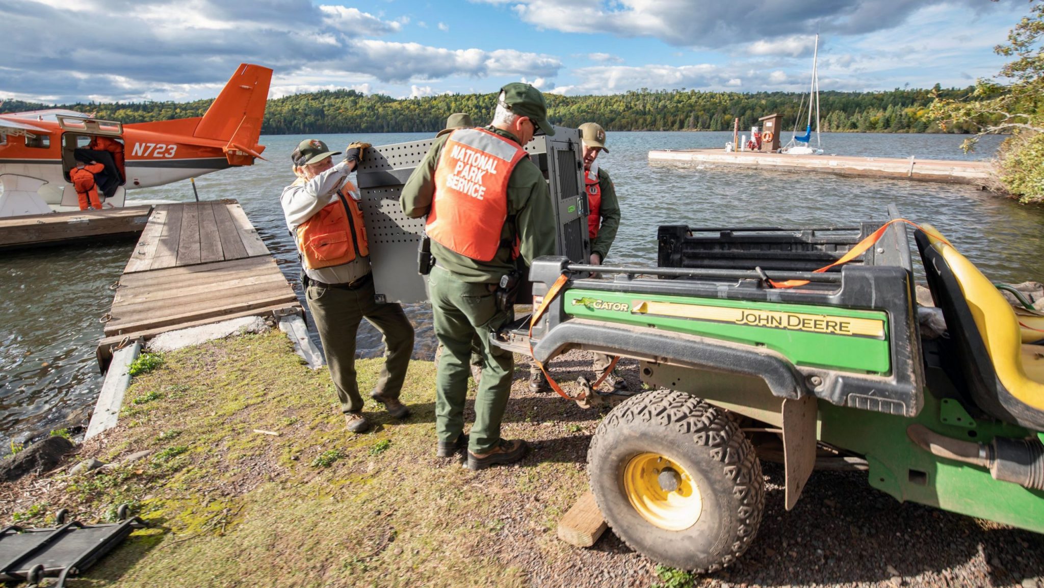 Unexpected medical issue grounds Isle Royale wolf-moose survey - WDET ...