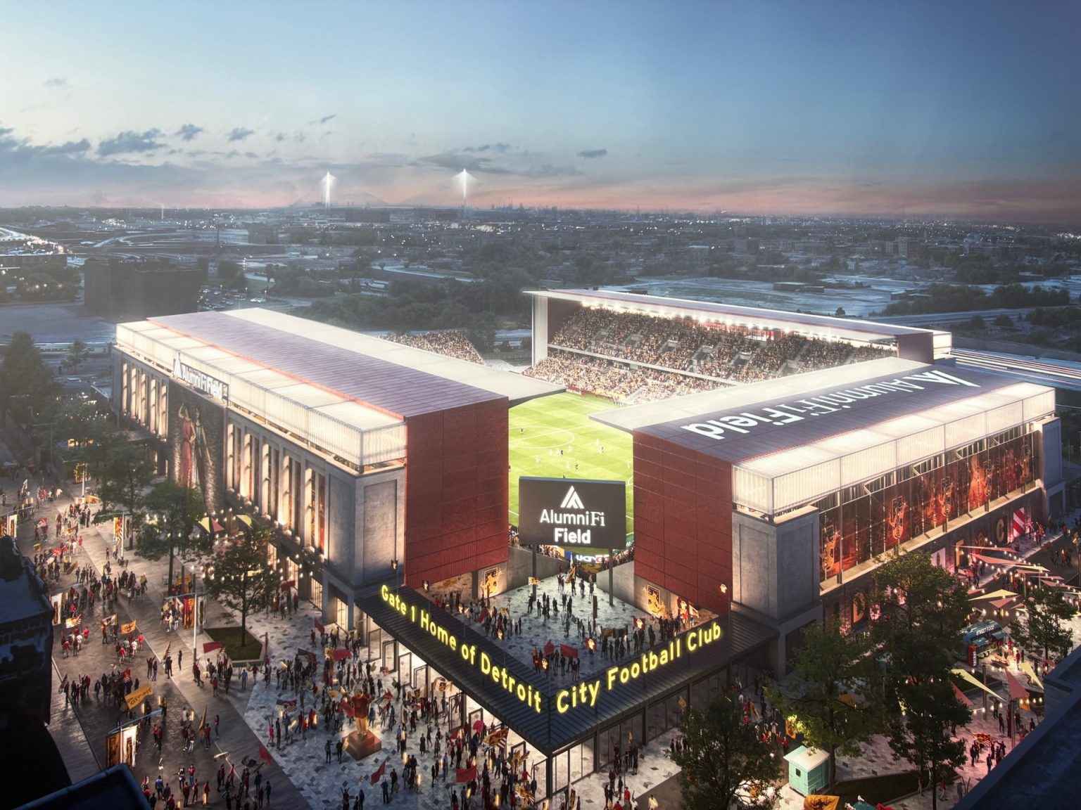 DCFC reveals new stadium's name, plan for community benefits - WDET 101 ...